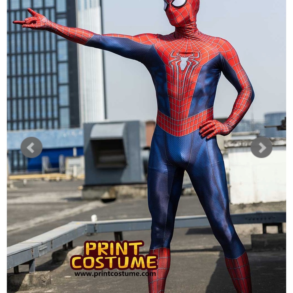 Red And Blue Spider-Man Costume - Gem